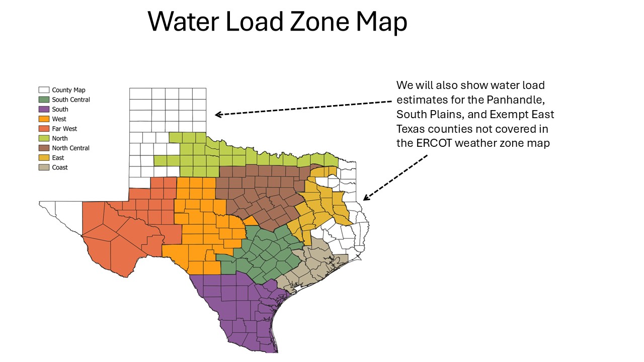 Comparing Water And Electricity Load Growth In Texas